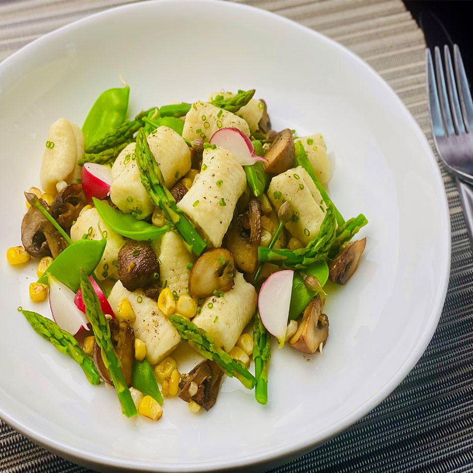 Spring Vegetable Gnocchi - Alsum